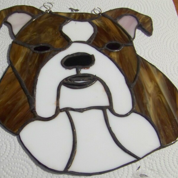 Stained Glass Bulldog Patterns - Etsy