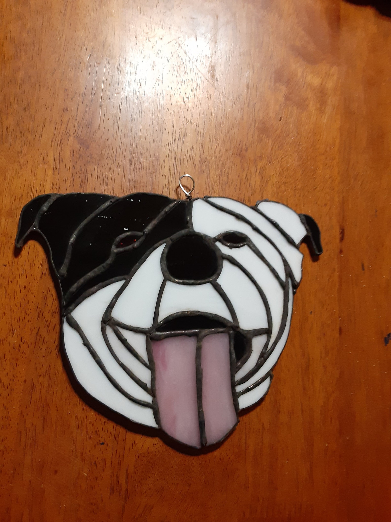 Stained Glass Pit Bull Sun Catcher - Etsy