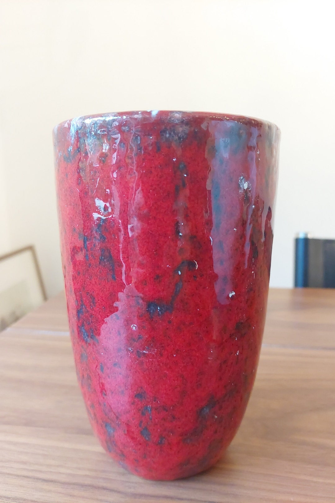 Vintage Vase Ceramic ARLETTE ROUX JUAN - Etsy
