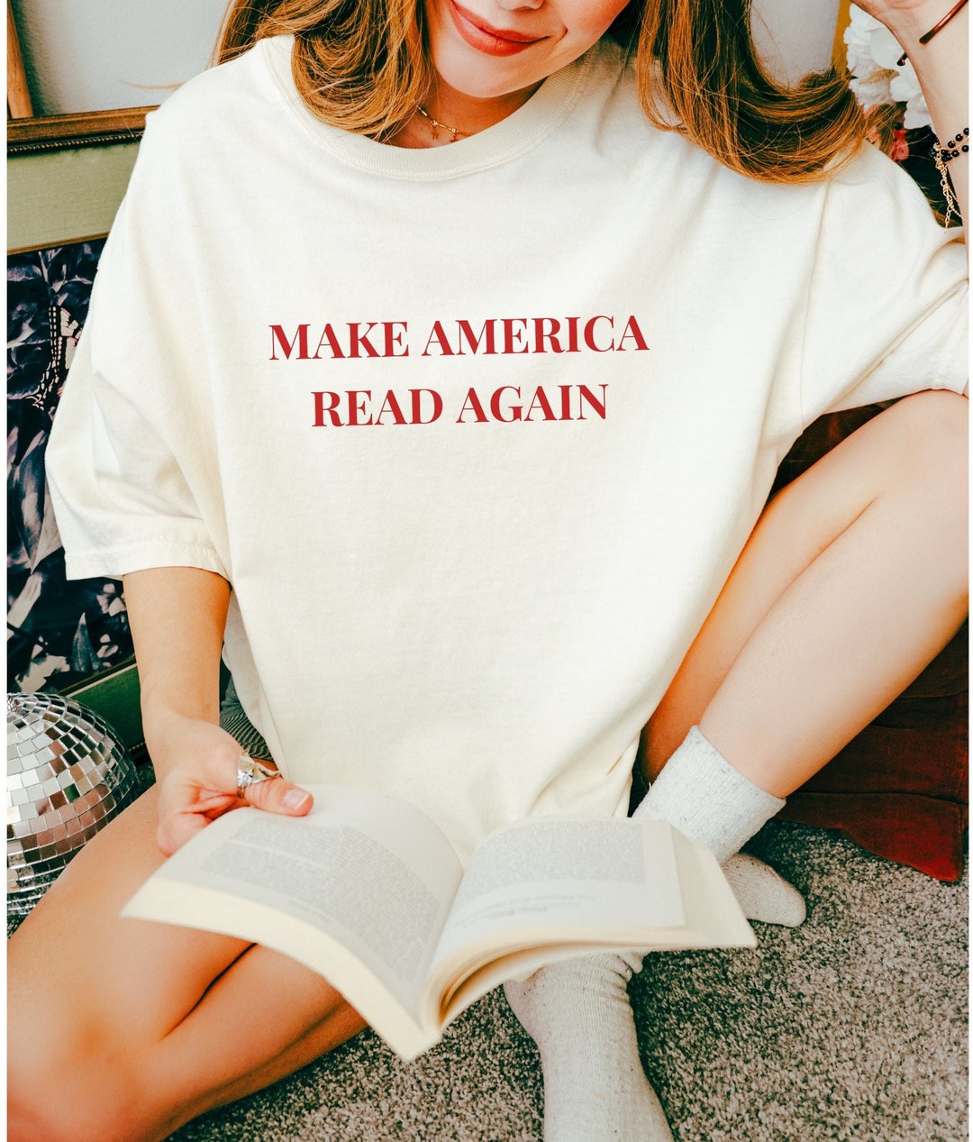 Make America Read Again Booktrovert Literature Shirt Born to Read ...