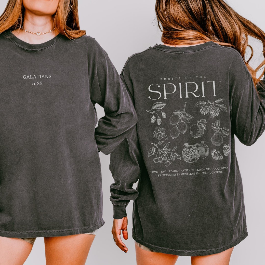 Fruit of the Spirit Shirt Christian Gifts Religious Shirt Scripture ...