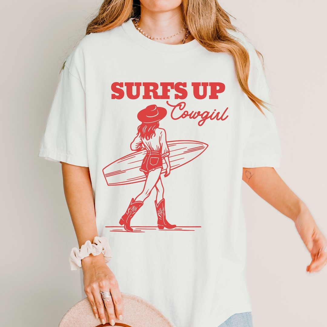 Retro Coastal Cowgirl Ocean Inspired Style Beach Shirt Trendy Western ...