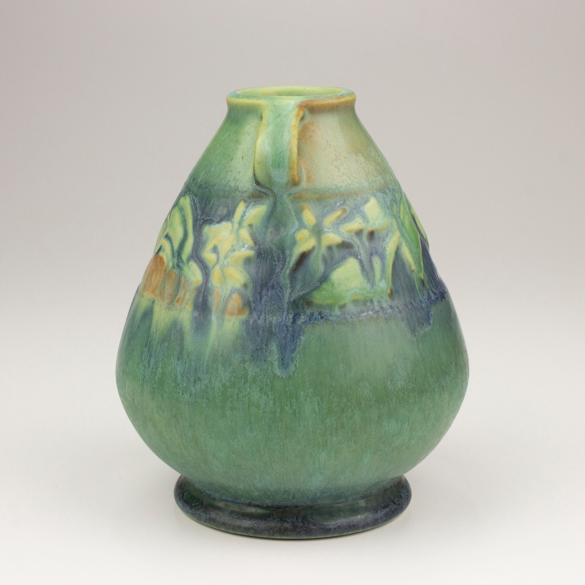 Roseville Pottery Vintage Baneda Vase Shape 601-5 Green - Etsy