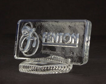 Glass Fenton Sign - Etsy