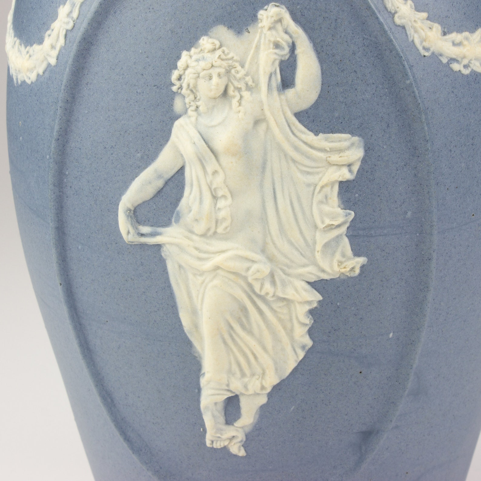 Albert Radford Pottery Jasperware Vase, Shape 79, Blue/white - Etsy