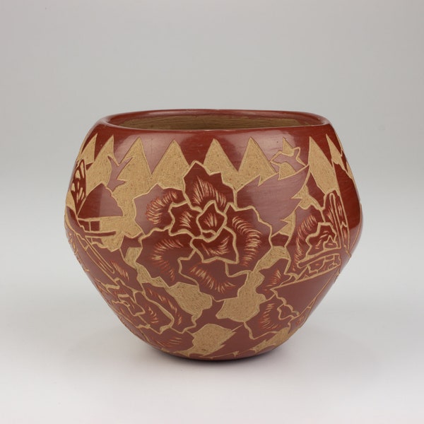 Sgraffito Pottery - Etsy