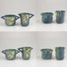 Roseville Pottery Snowberry Tea Set, Shapes 1T, 1C & 1S, Persian Blue ...