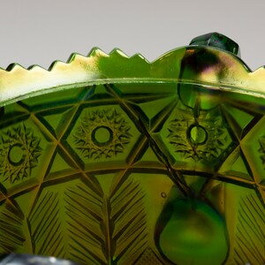 Cambridge Carnival Glass Inverted Feather Cracker Jar (no Lid ...