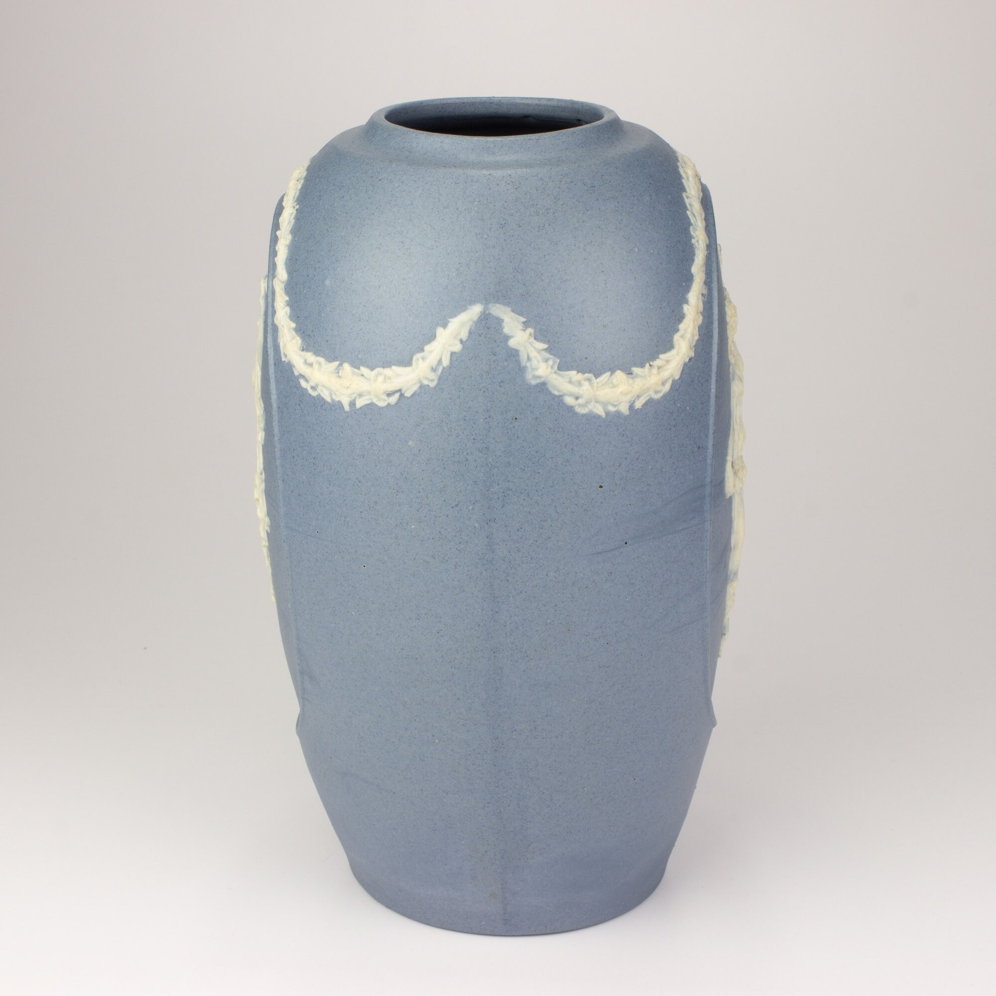 Albert Radford Pottery Jasperware Vase Shape 79 Blue/white - Etsy