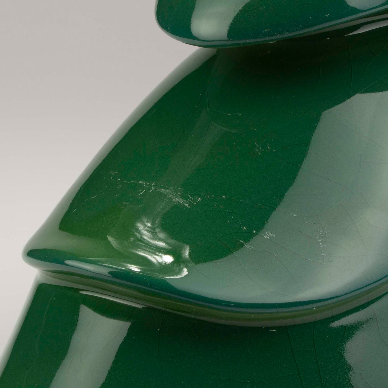 Roseville Pottery Mayfair Boat, Shape 1010-10, Forest Green - Etsy
