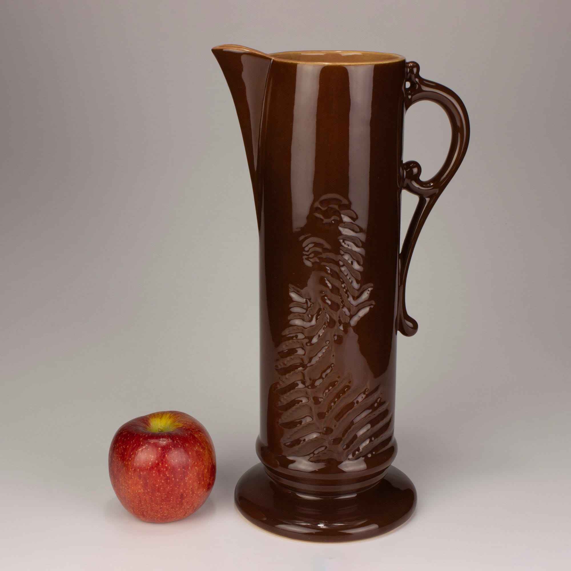 Roseville Pottery Mayfair Tankard, Shape 1107-12, Cocoa Brown - Etsy