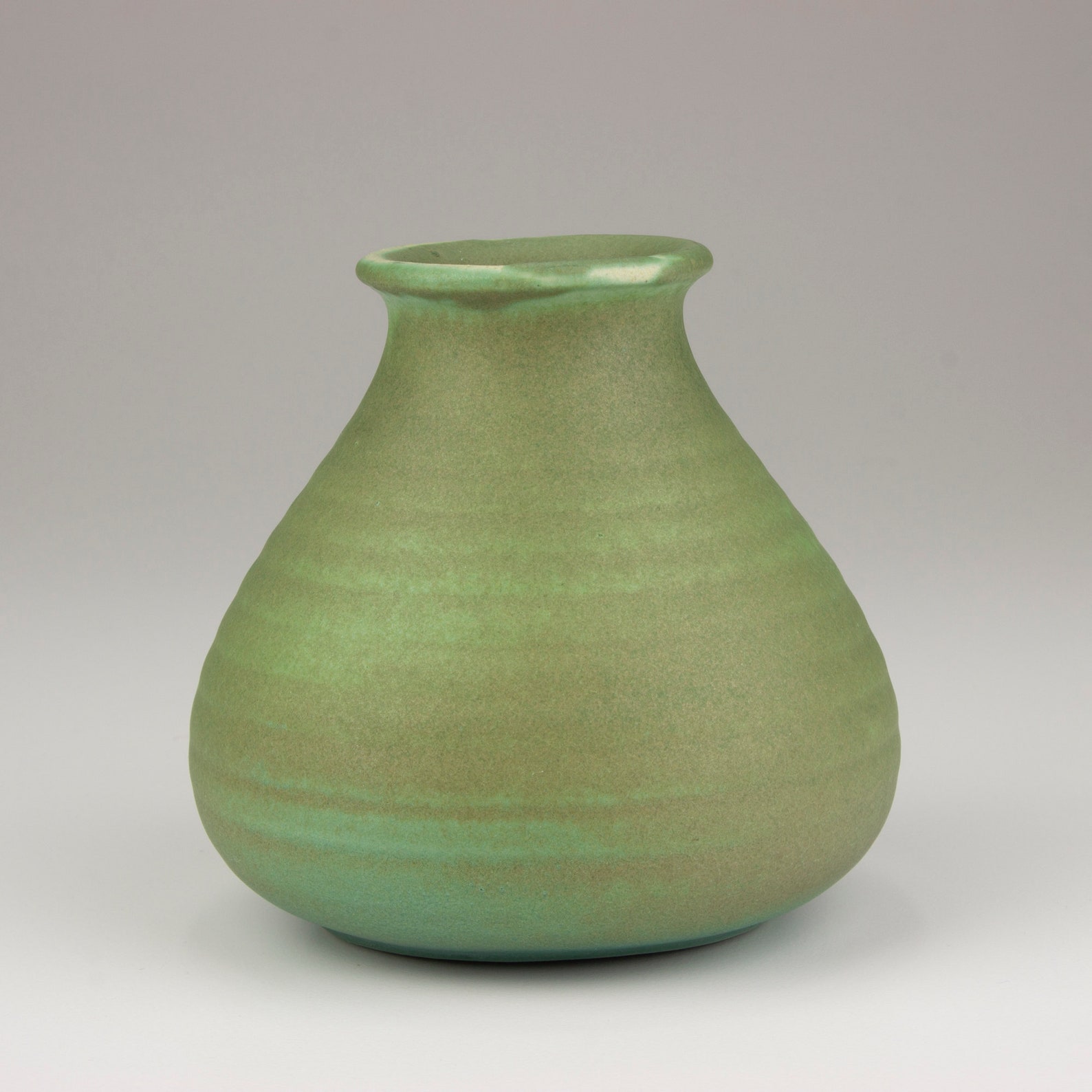 Teco Pottery Classic Antique Vase, Shape 51, Gates, Green/blue Two-tone ...