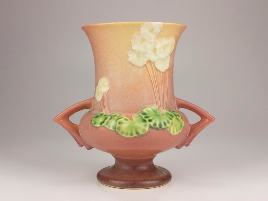Roseville Pottery Primrose Vase, Shape 764-7, Pink - Etsy