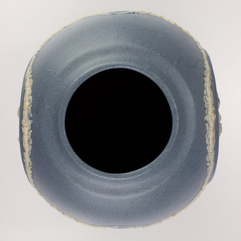 Albert Radford Pottery Jasperware Vase, Shape 79, Blue/white - Etsy