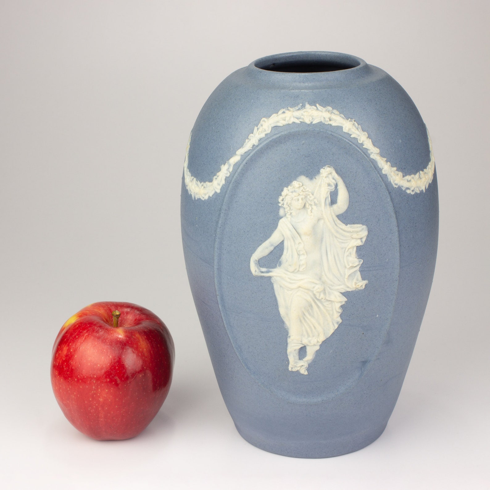 Albert Radford Pottery Jasperware Vase, Shape 79, Blue/white - Etsy