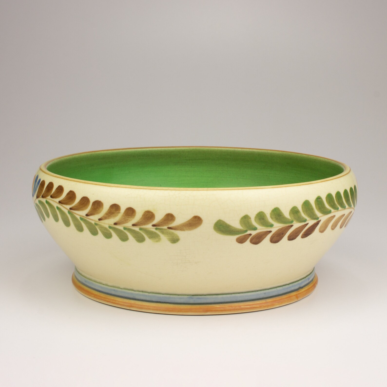 Weller Pottery Bonito Console Bowl Crème/Multicolore Artiste - Etsy France