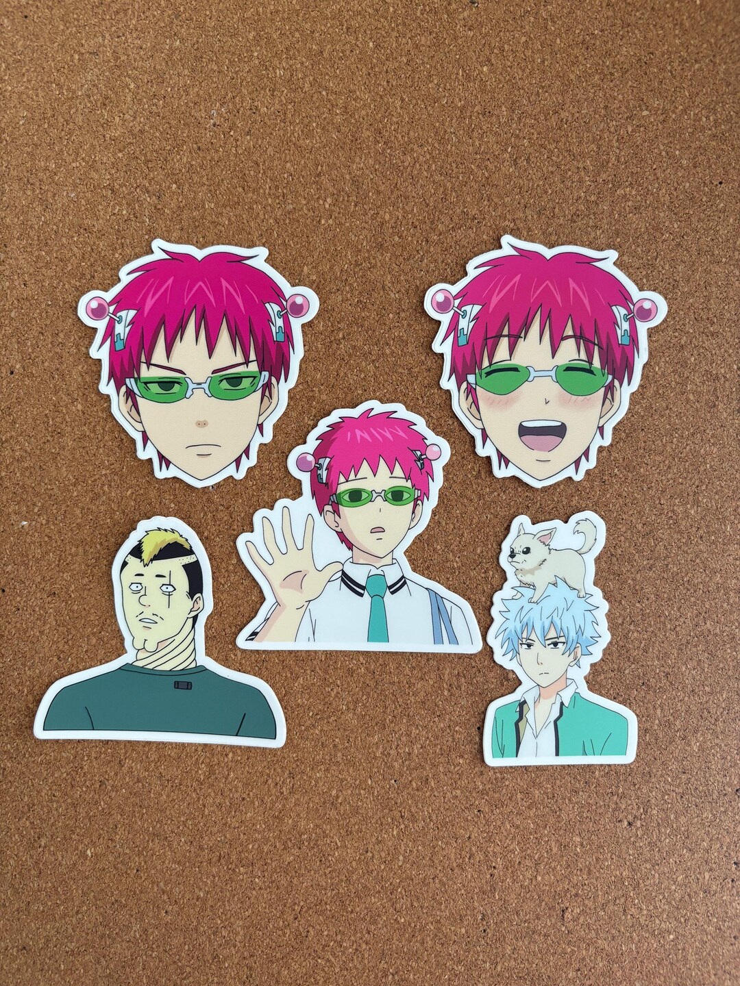 Saiki Stickers - Etsy