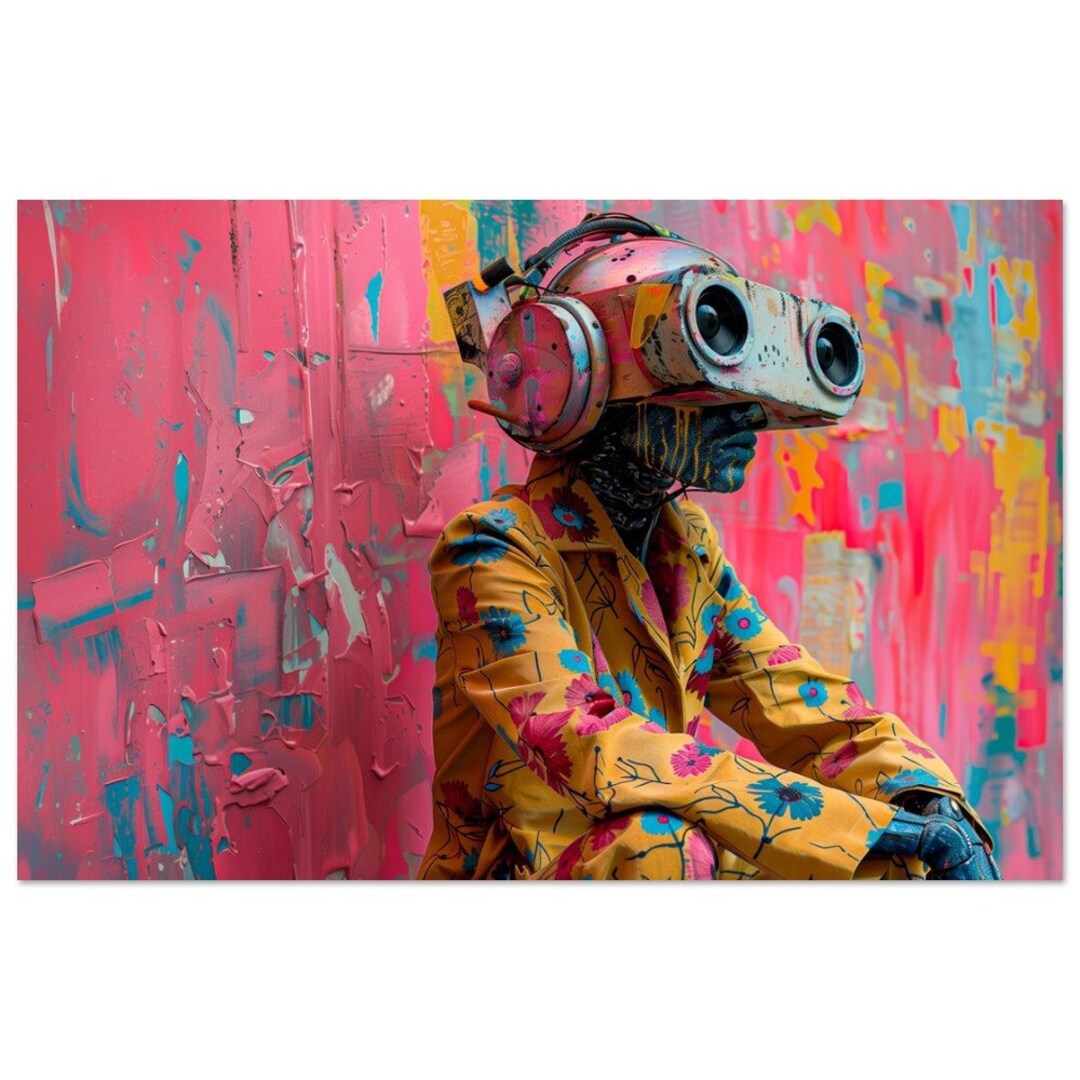 Sitting Against A Wall 3 Wall Art Physical Print unframed Premium Matte ...
