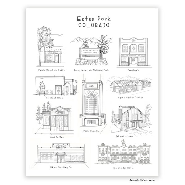 Estes Park Colorado - Etsy