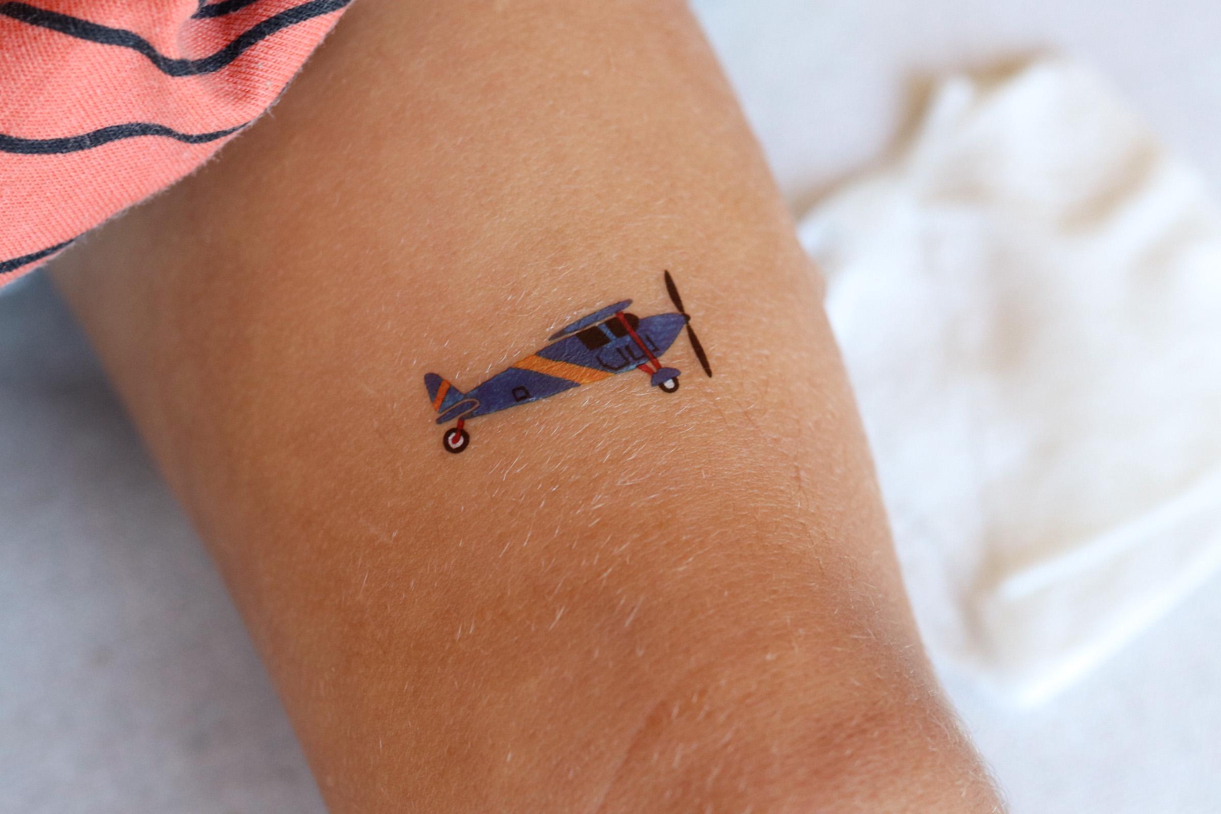 Helicopter Aviation Temporary Tattoos for Kids – 3 Hand-painted ...