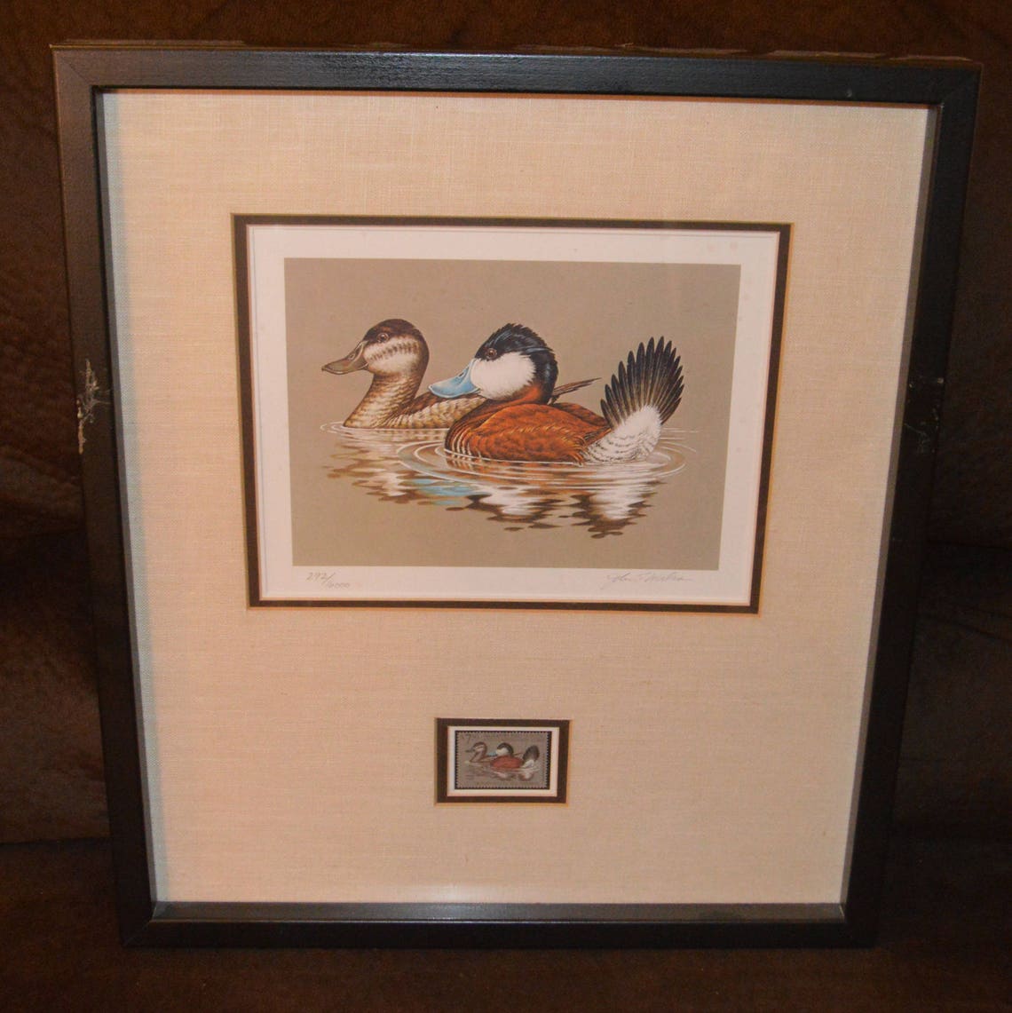 1981 Federal Duck Stamp Framed Print Ruddy Duck by John S. - Etsy