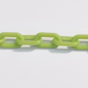 10' Lengths 3mm Plastic Chain High Quality Beautiful Colors Sugar ...