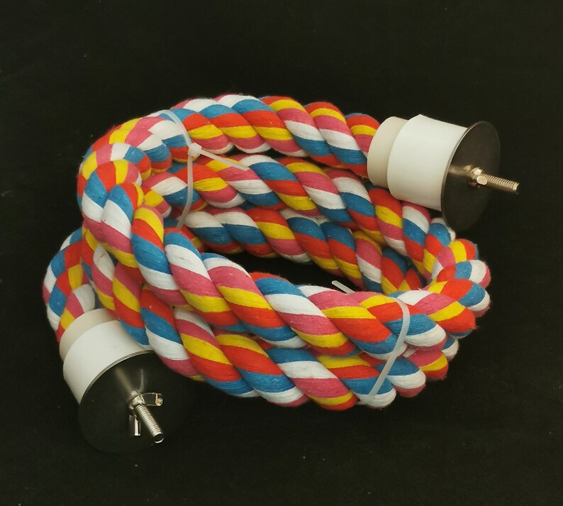 36 & 48 Cotton Rope Perch Parrot Bird Toy Bendable - Etsy