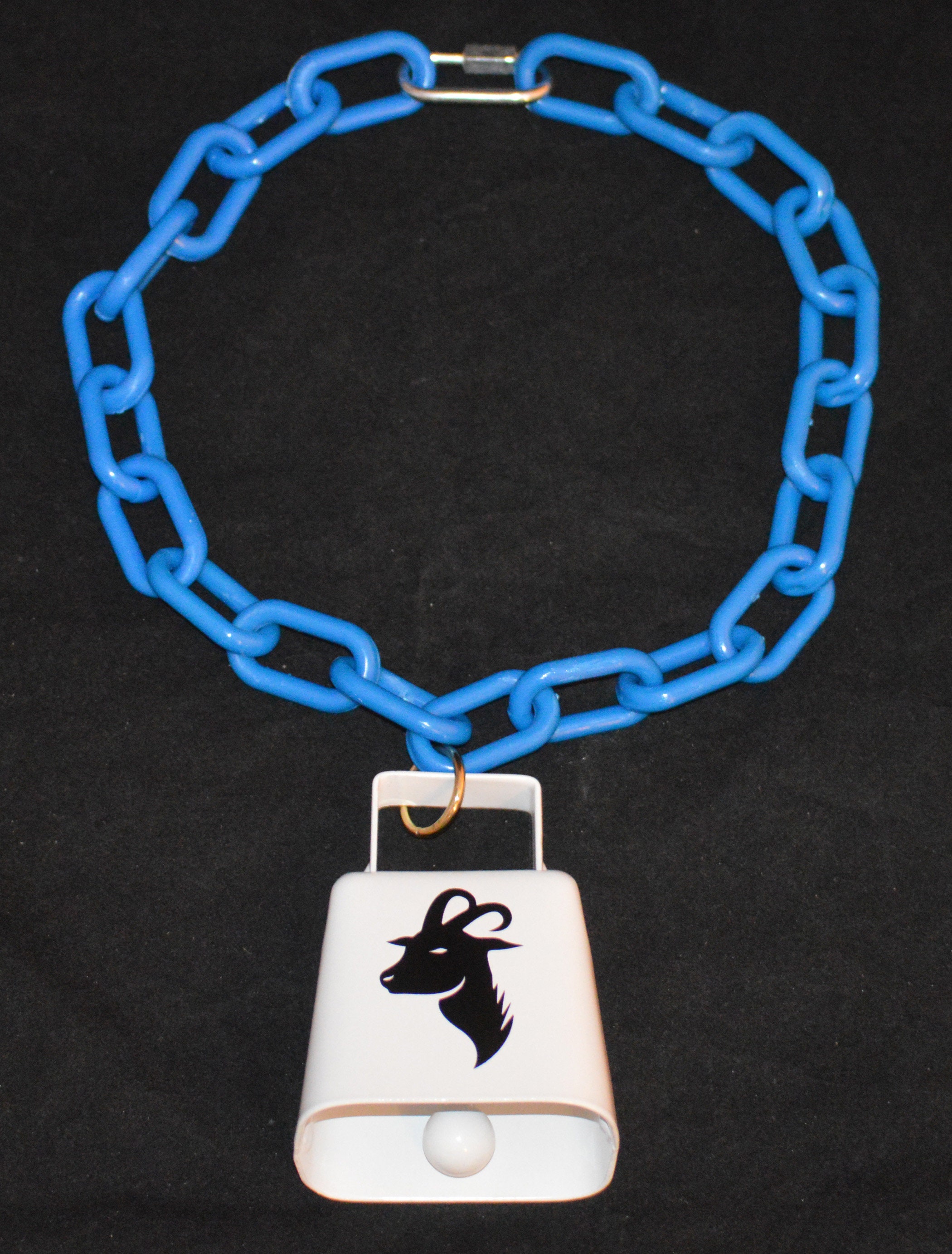Goat Collar Plastic 6mm Chain With COW Bell & Metal Quick Link 20", 28 ...