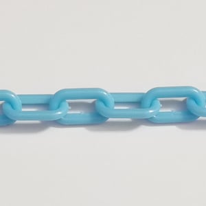 5' Lengths 3mm Plastic Chain High Quality Beautiful Colors Sugar ...