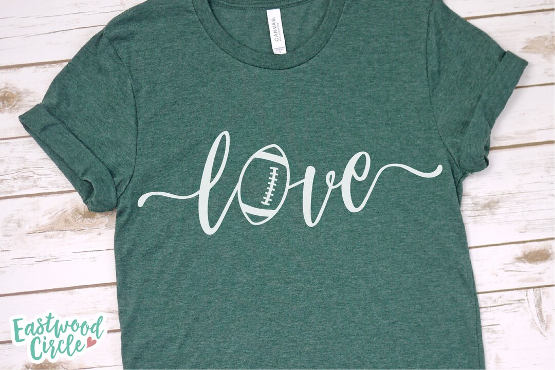 Love With Football Svg, Football Love Svg, Love Football Svg, Football ...