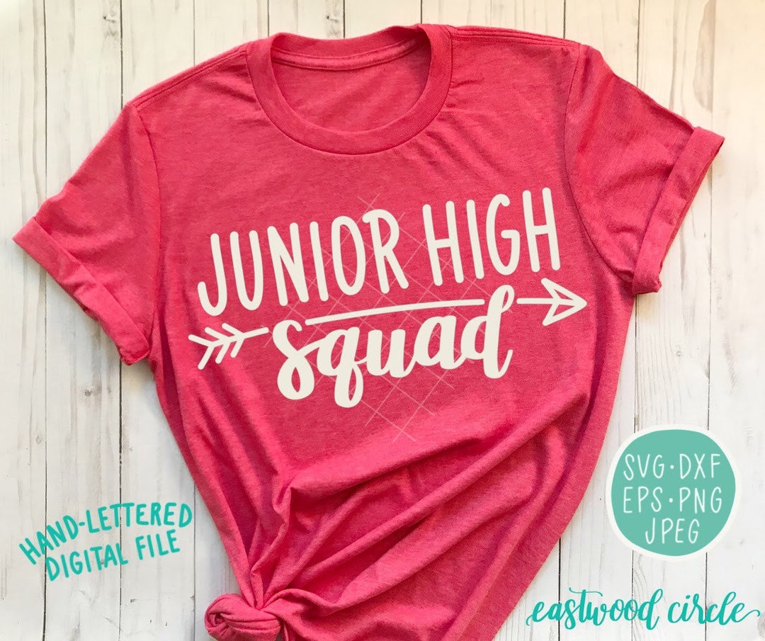 Junior High Squad Svg, Jr High Squad Svg, Junior High Svg, Junior High ...