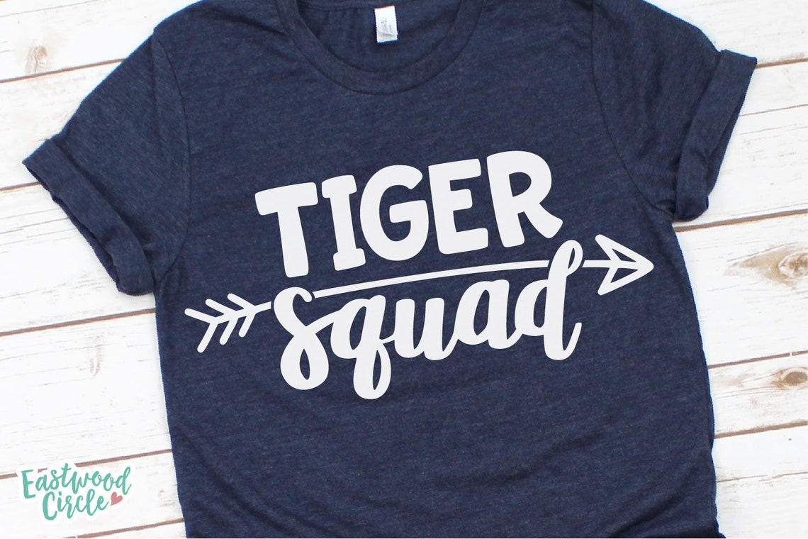 Tiger Squad Svg Tigers Svg Tigers Svg Files Tigers School - Etsy