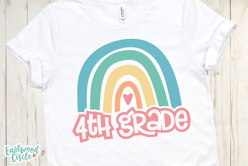 Grade School Rainbow Svg Bundle, School Rainbow Svg, School Svg Bundle ...