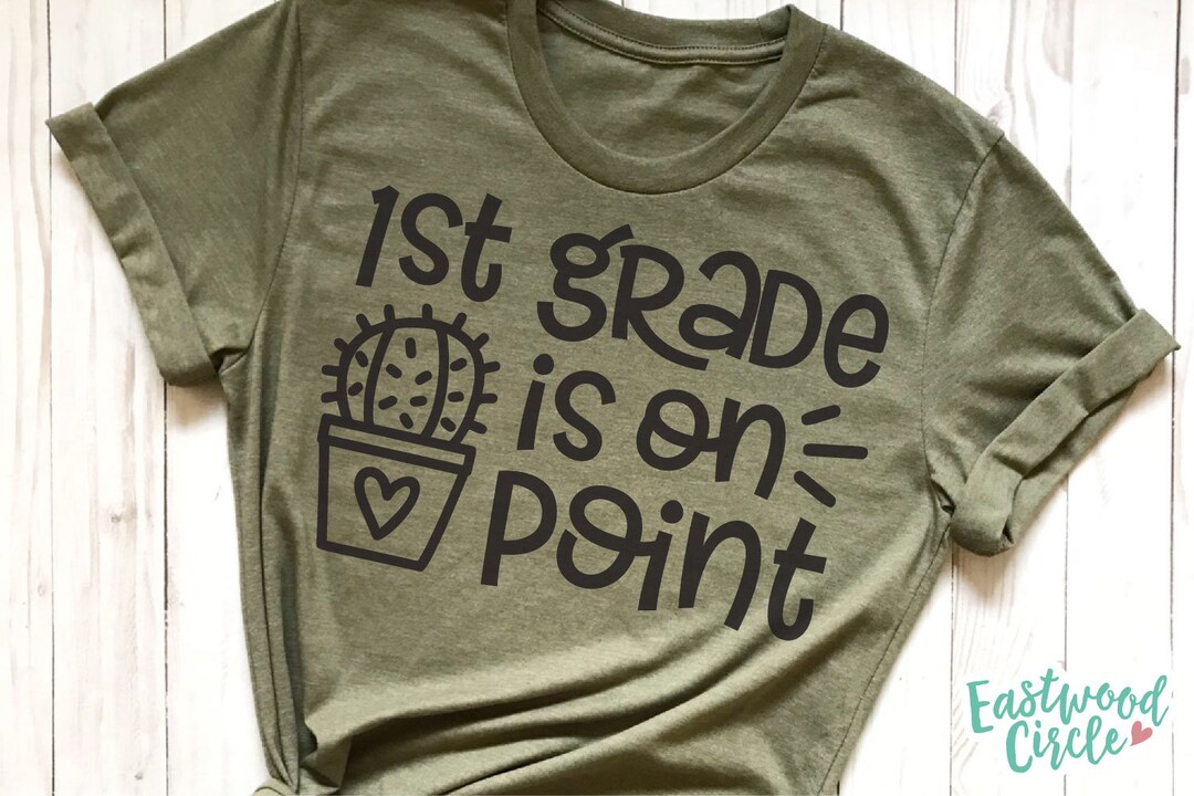 1st Grade is on Point Svg, First Grade is on Point Svg, 1st Grade Svg ...