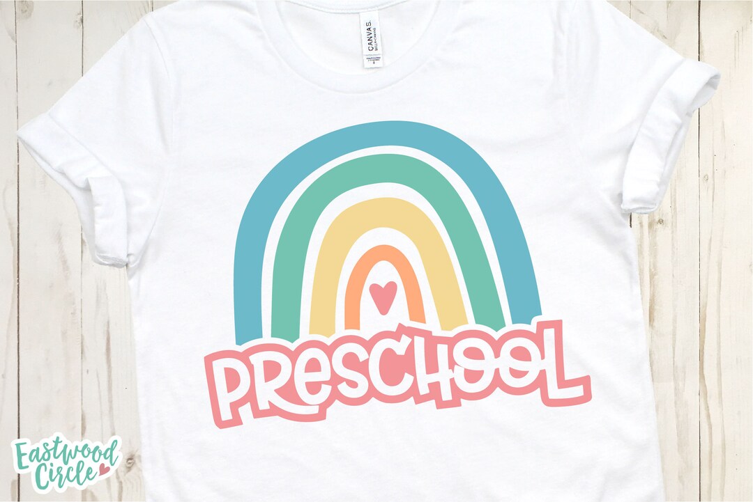 Preschool Rainbow Svg, Preschool Rainbow Png, Preschool Svg, Preschool ...