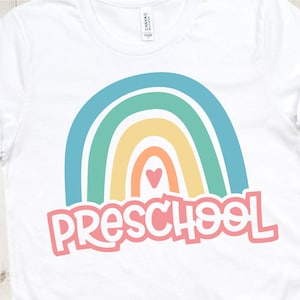 Preschool Rainbow Svg, Preschool Rainbow Png, Preschool Svg, Preschool ...