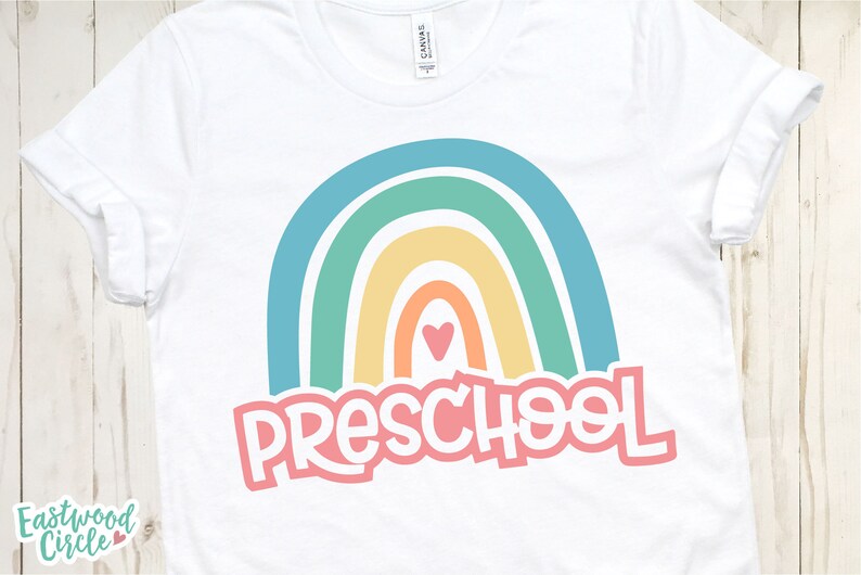 Preschool Rainbow Svg, Preschool Rainbow Png, Preschool Svg, Preschool ...