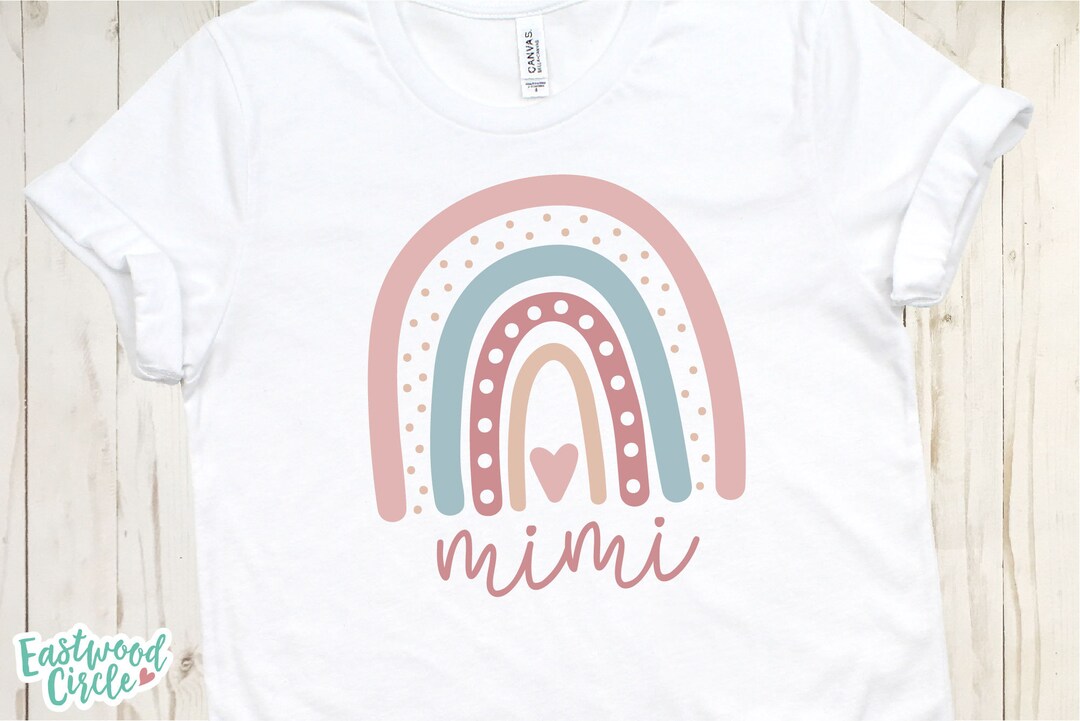 Mimi Rainbow Svg, Mimi Svg, Mimi Png, Mimi Svg Files, Mimi Svg for ...