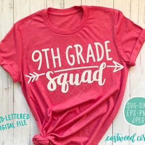 9th Grade Squad Svg Ninth Grade Squad Svg 9th Grade Svg 9th - Etsy