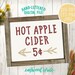 Hot Apple Cider Svg, Fall Svg, Fall Svg Files, Fall Sign Svg, Fall Sign ...