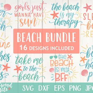 Beach Svg Bundle, Beach Svg, Beach Svg Files for Cricut, Beach Svg ...