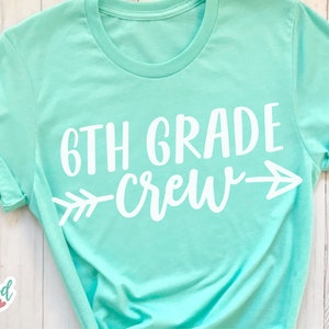 6th Grade Crew Svg, 6th Grade Svg, Sixth Grade Svg, School Svg, School ...