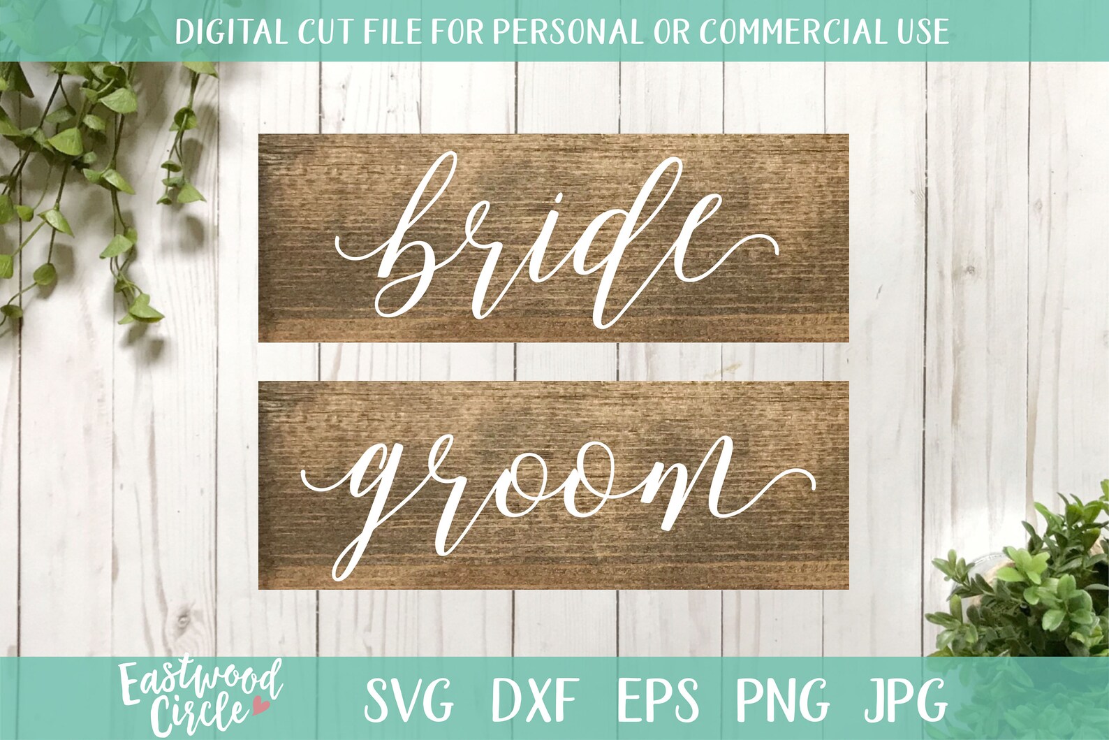 Bride and Groom svg Bride and Groom svg File Wedding svg | Etsy