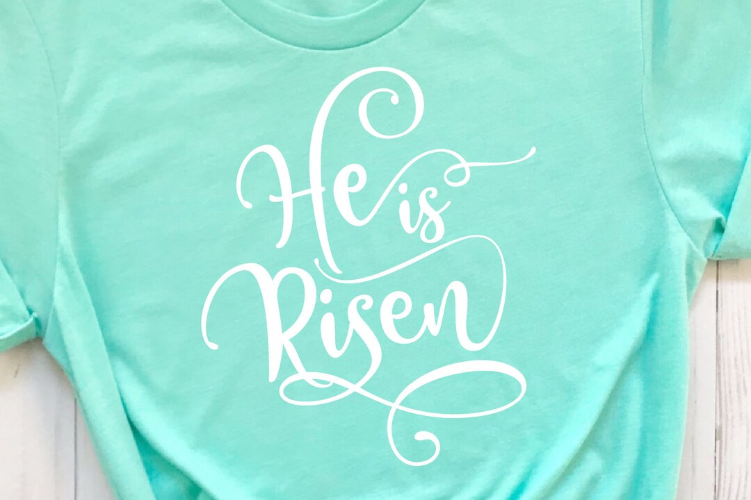 He is Risen Svg, Easter Svg, Easter Svg Files, Christian Easter Svg ...