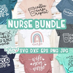 Nurse Svg Bundle, Nurse Svg, Nurse Life Svg, Nurse Svg Files for Cricut ...
