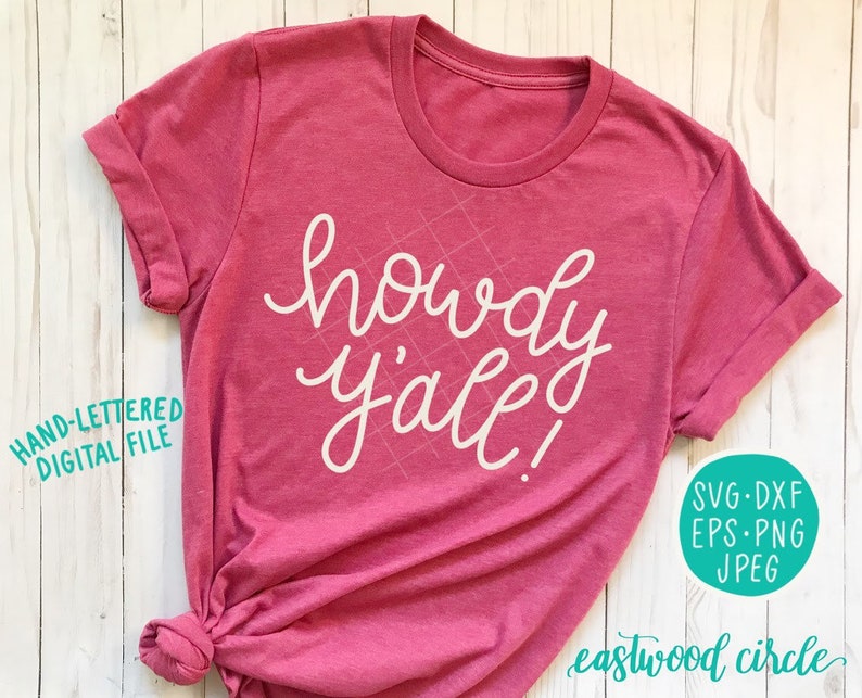 Howdy Y'all Svg Howdy Yall Svg Southern Svg Hand - Etsy