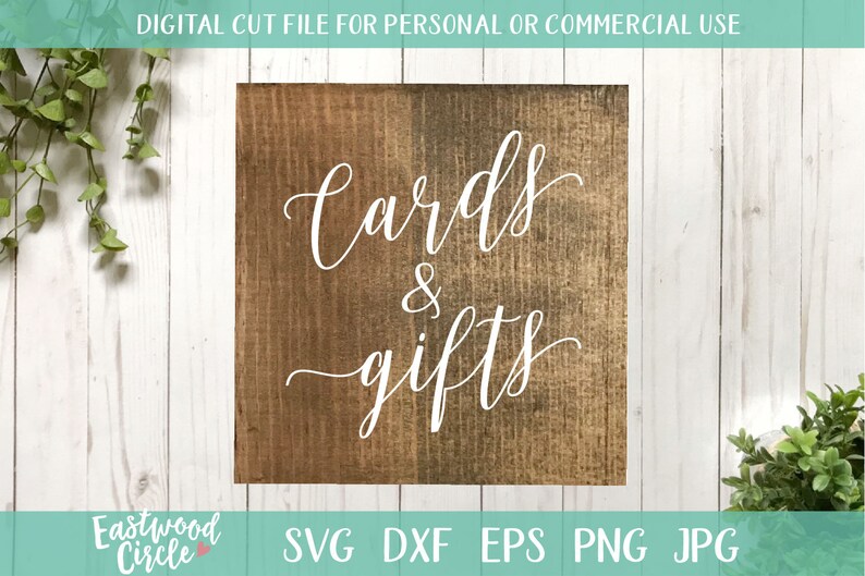Cards and Gifts svg Wedding svg Wedding svg Files Wedding | Etsy