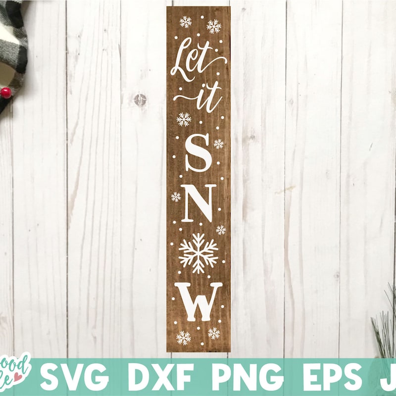 Let It Snow Sign - Etsy