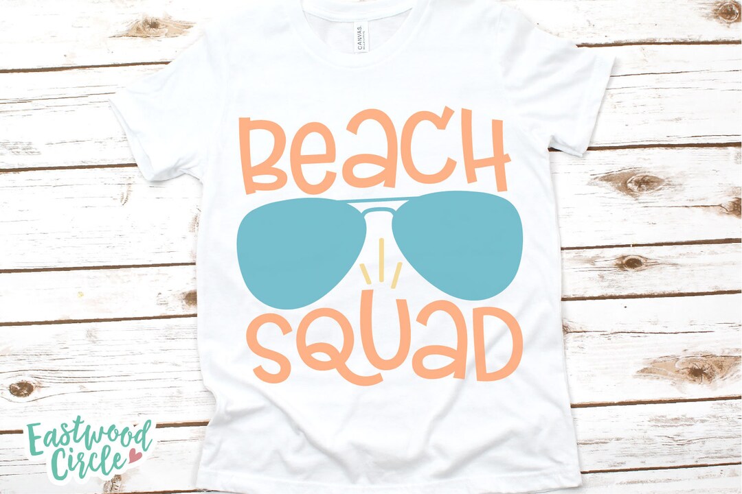 Beach Squad Svg, Beach Svg, Beach Svg Files for Cricut, Beach Svg Files ...