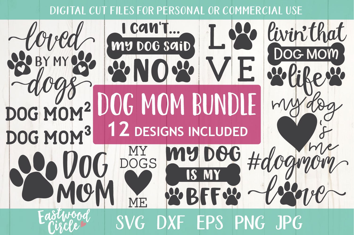Dog Mom Svg Bundle, Dog Mom Svg, Dog Svg, Dog Svg Bundle, Dog Svg Files ...